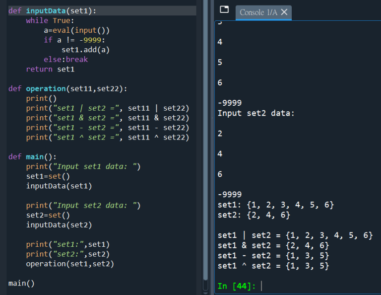 Python set 集合 { },交集(intersection) & 像and, 聯集(union) | 像or, 差集 ...