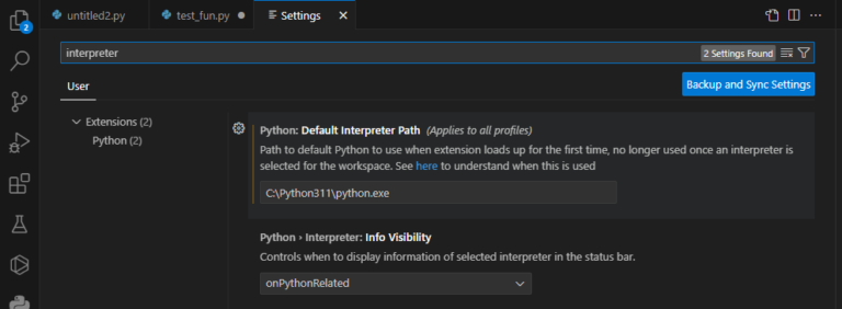 Python: Visual Studio Code (VS code) & Spyder 如何切換不同版本的Python直譯器( Interpreter ), VS code: 齒輪>命令 ...
