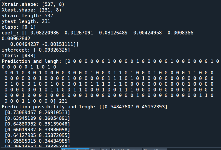 Python機器學習: train_test_split() 切割資料為訓練資料跟測試資料; 二元分類 ; 邏輯迴歸 (Logistic ...