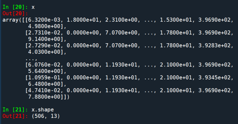 Python機器學習: train_test_split() 切割資料(波士頓地區房價)為訓練資料跟測試資料; from sklearn ...