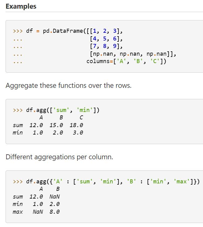 Python excel Pandas DataFrame groupby agg column Name